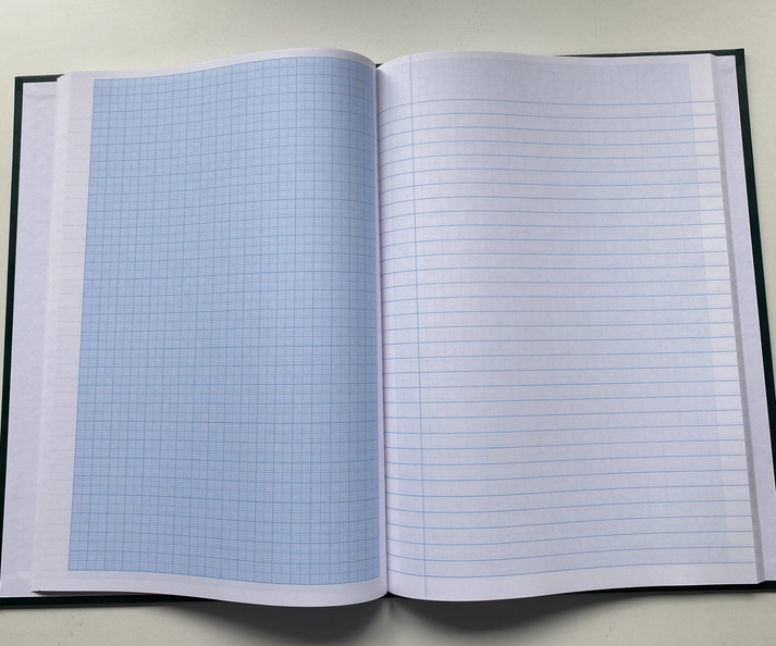 A4 Crested Hardback Lab Book Green – Gear